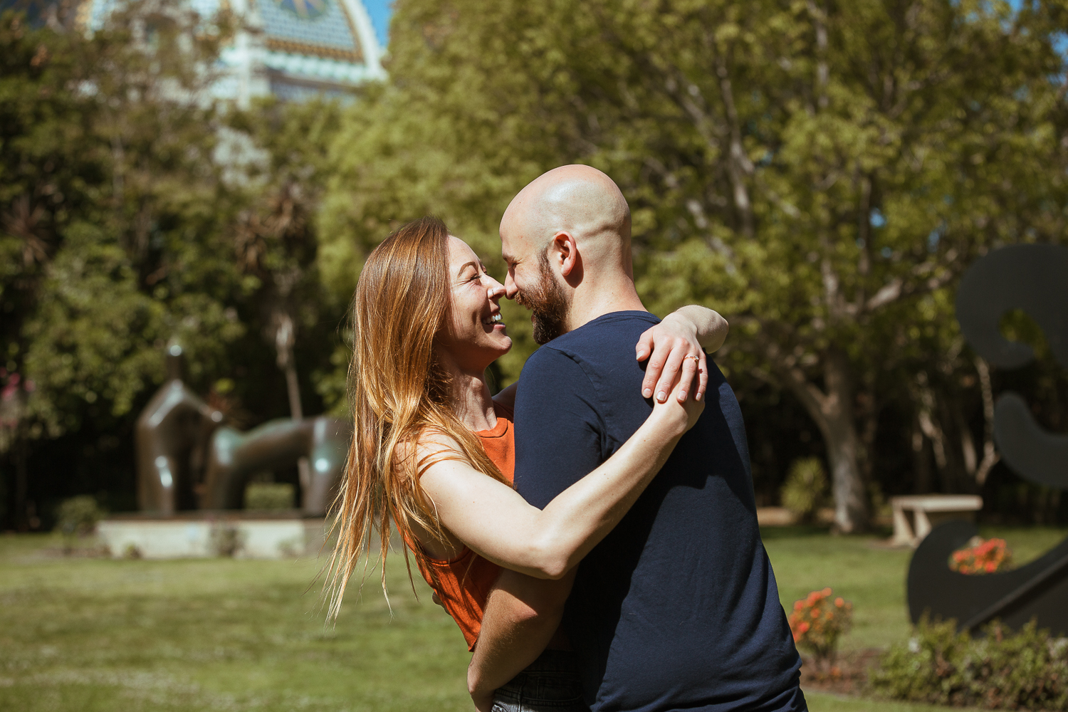 Balboa Park Engagement Proposal | Jennifer + Rafa - Melissa Montoya Photography